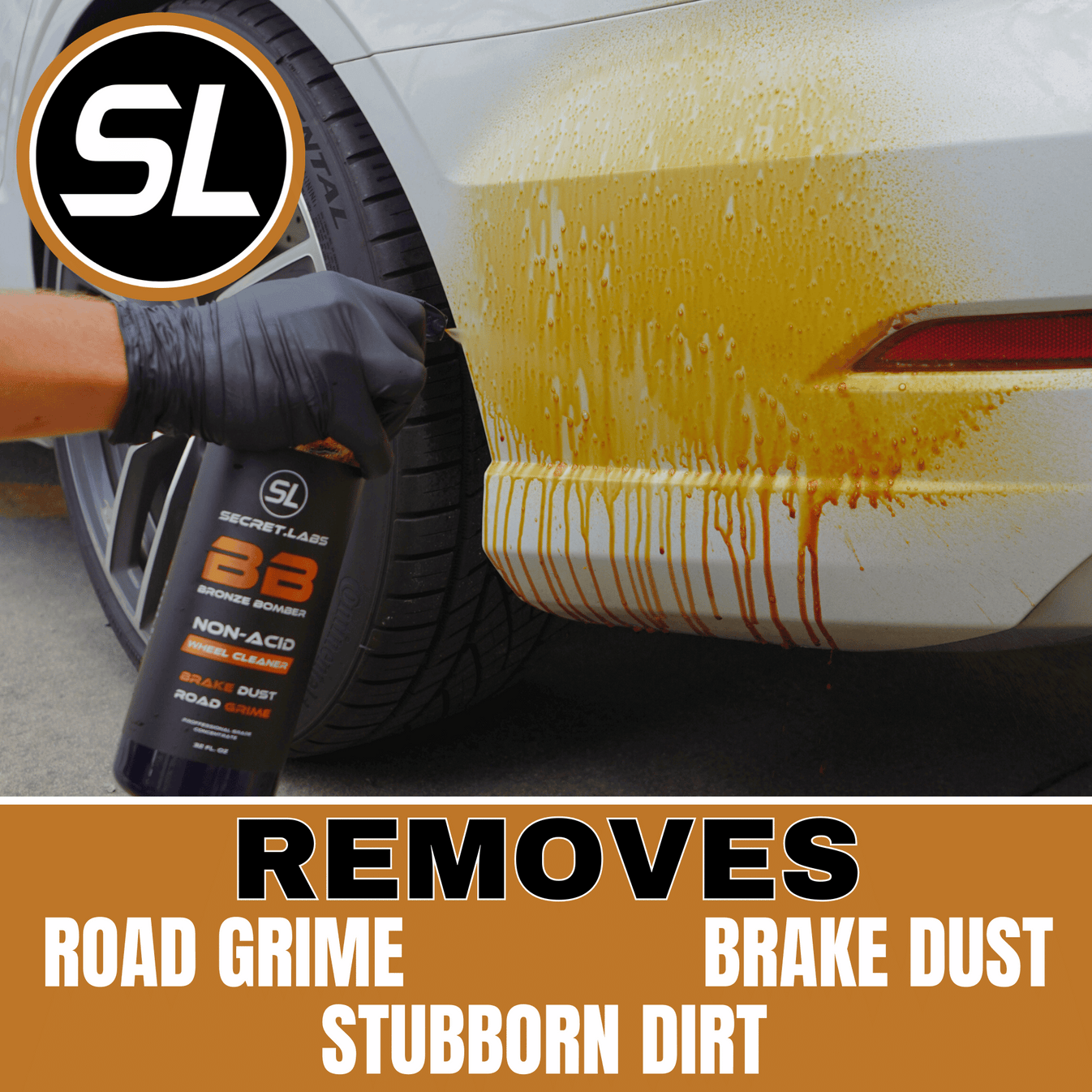 Bronze Bomber Non-Acid Wheel Cleaner – Secret Labs